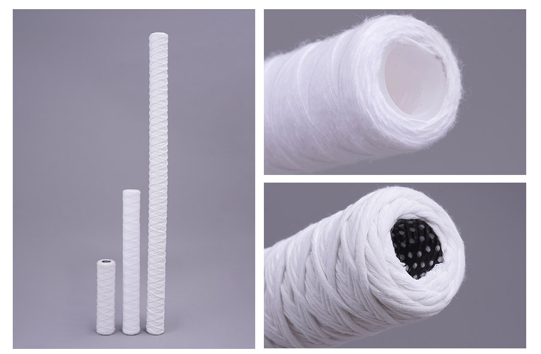5 um PP string wound filter cartridge