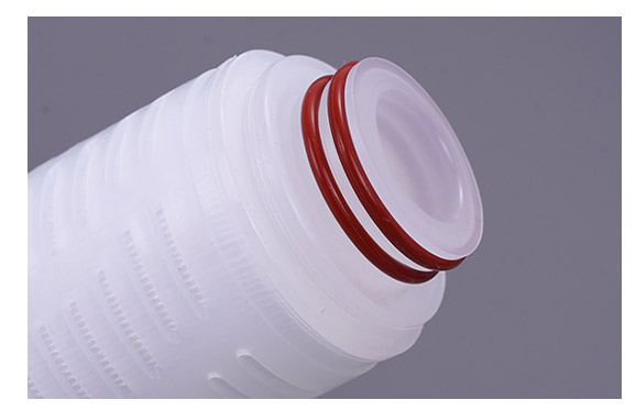 PTFE hydrophilic pleated filter cartridge