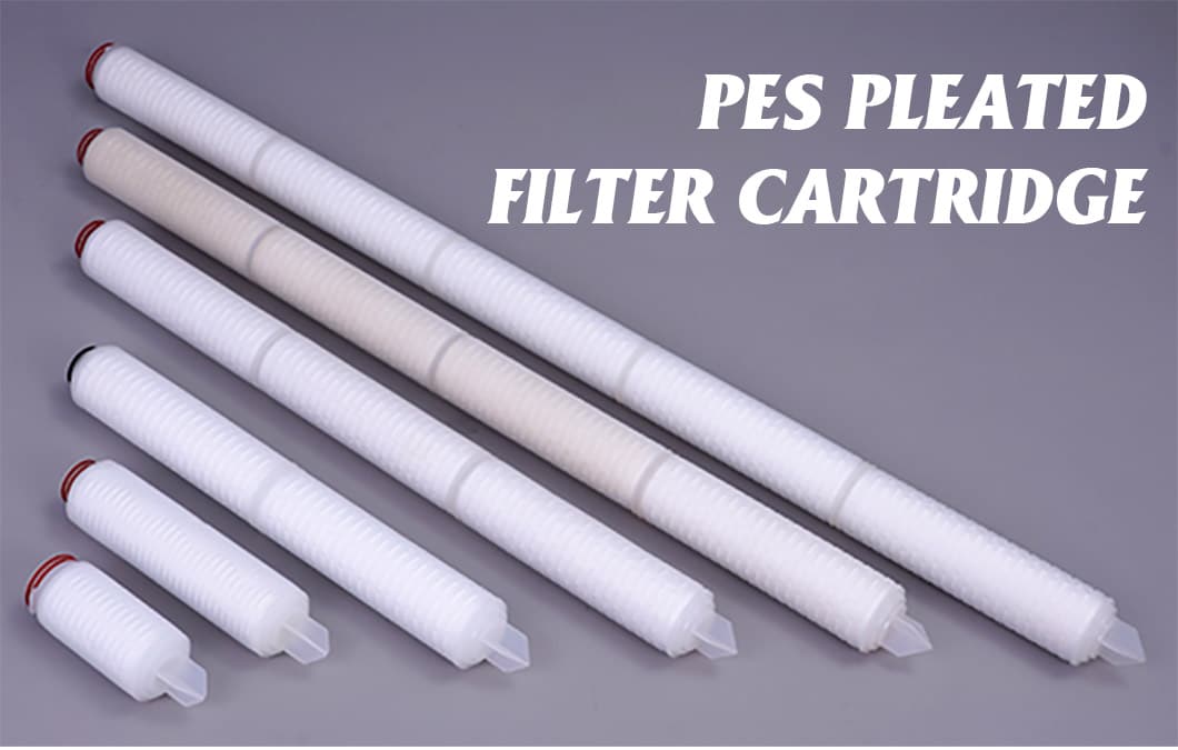1um PES pleated filter cartridge for pharmaceutical industry